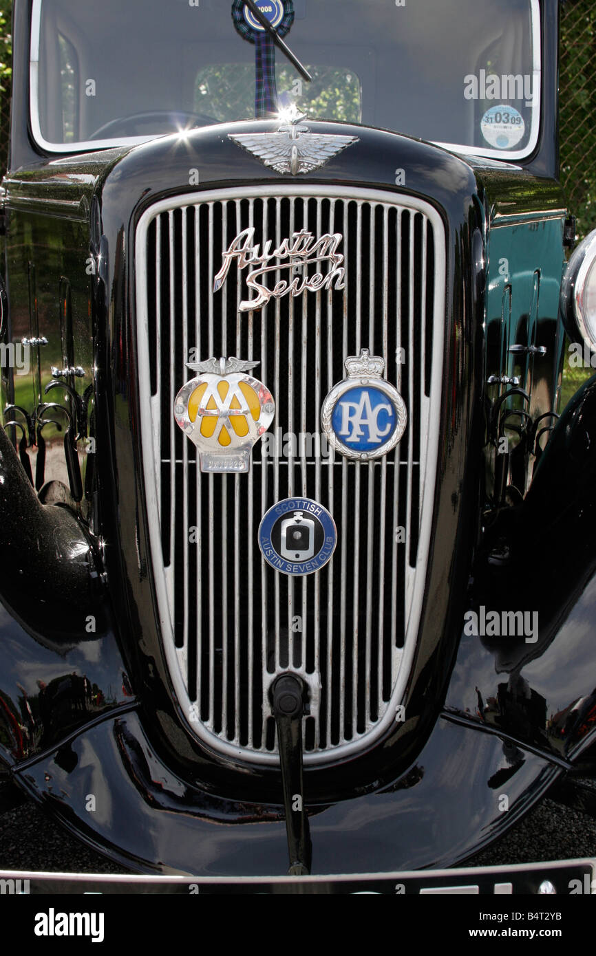 Austin Seven radiator grill Stock Photo - Alamy