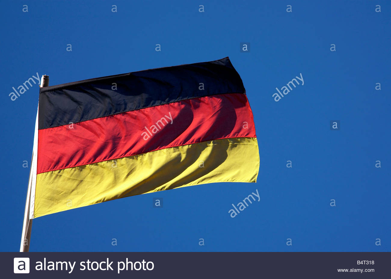 German flag pole hi-res stock photography and images - Alamy