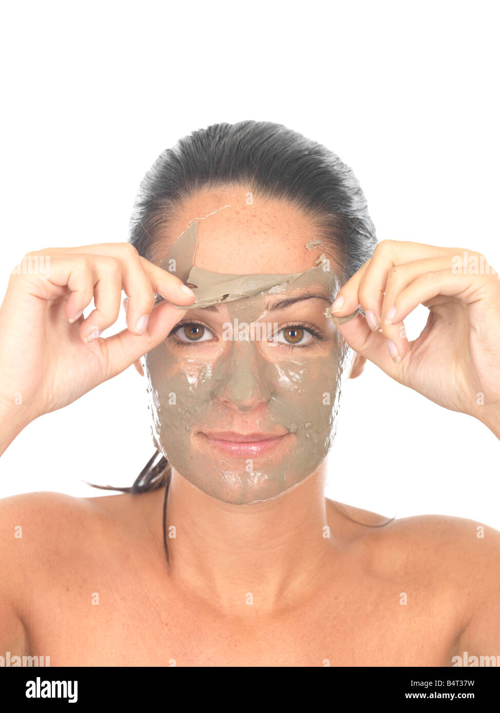 Woman With Face Mask Model Released Stock Photo - Alamy