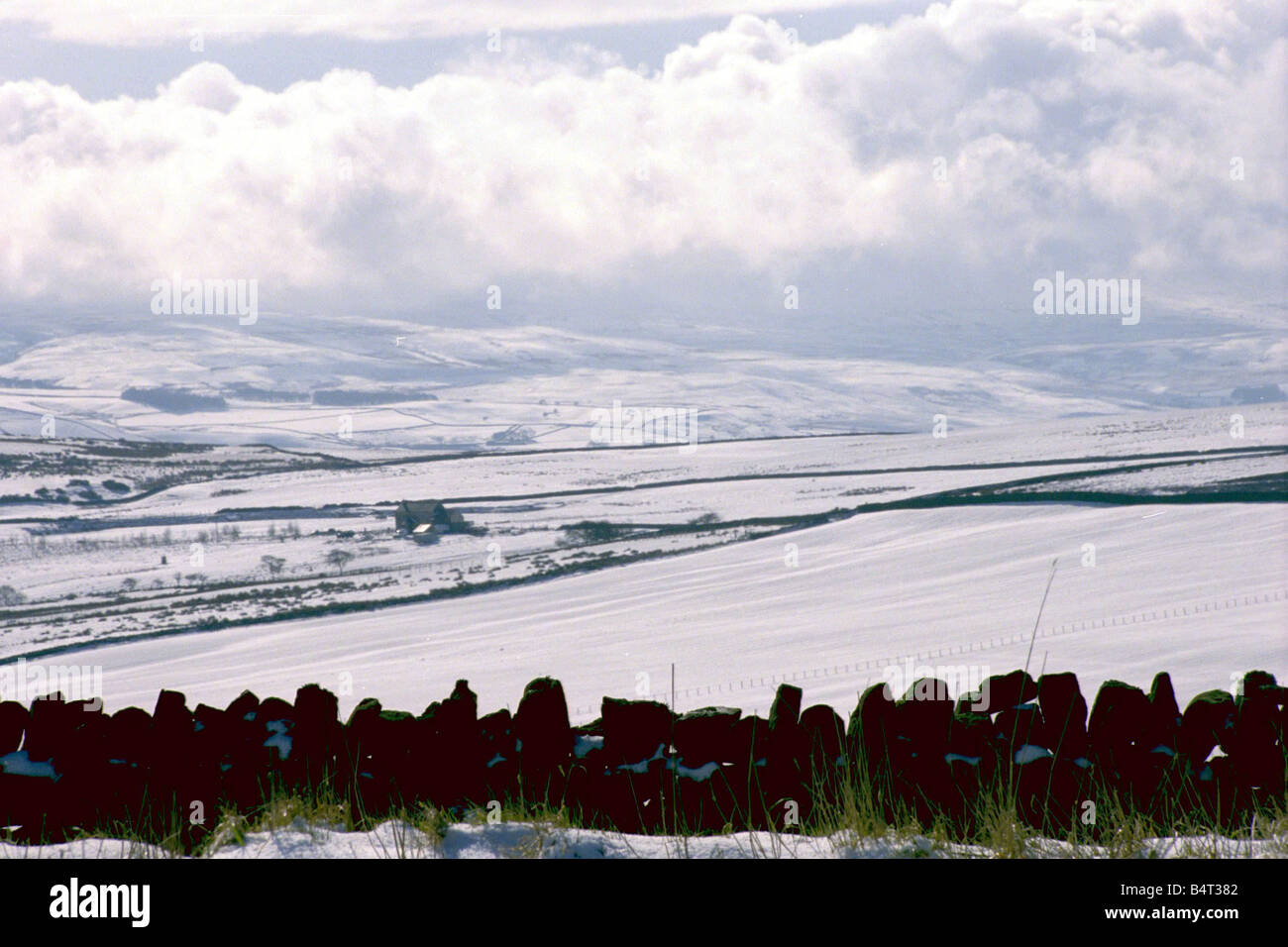 A winter scene in the North Pennines Stock Photo - Alamy
