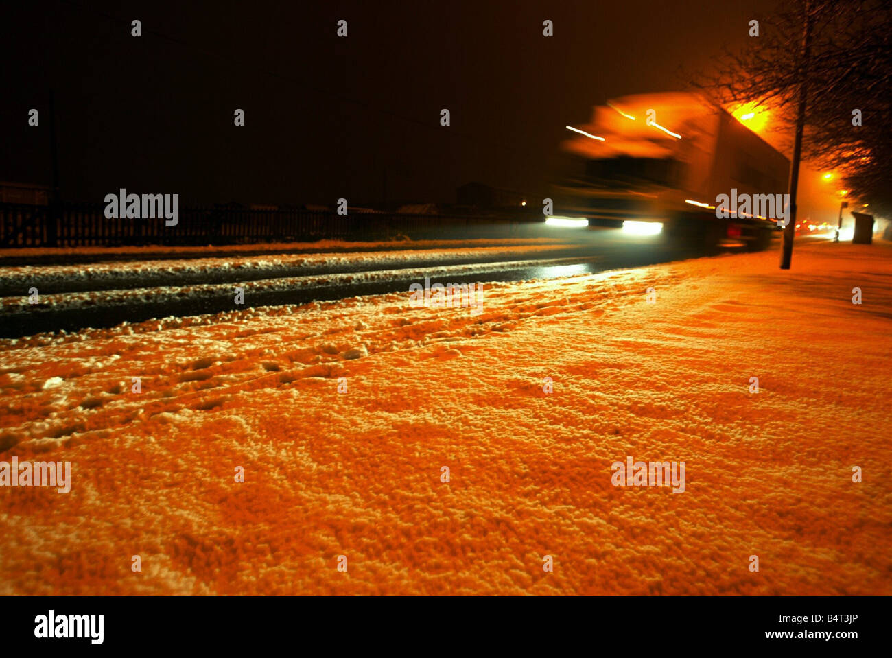 Snow pictures at Sunniside Stock Photo - Alamy