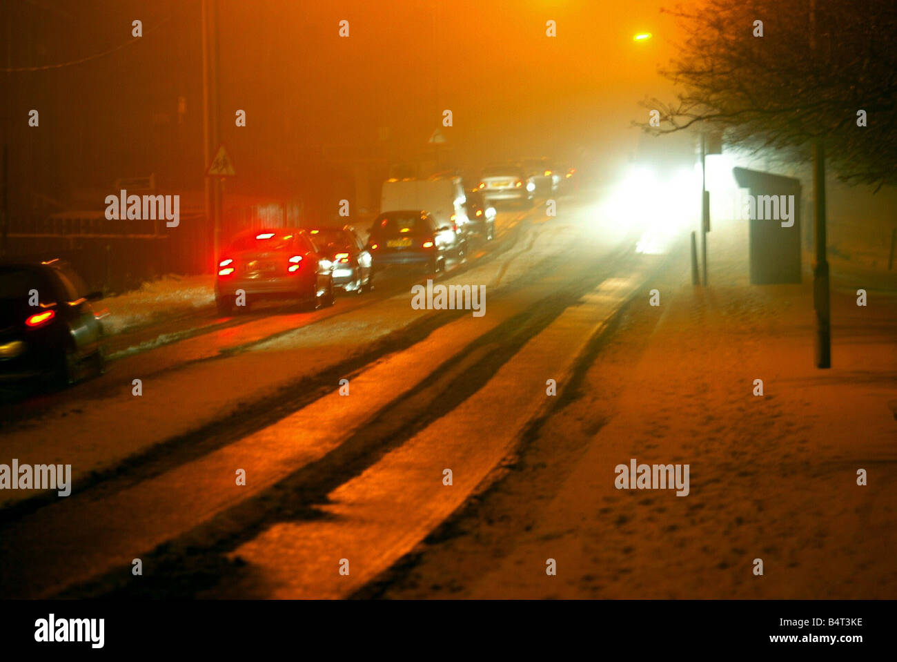 Snow pictures at Sunniside Stock Photo - Alamy