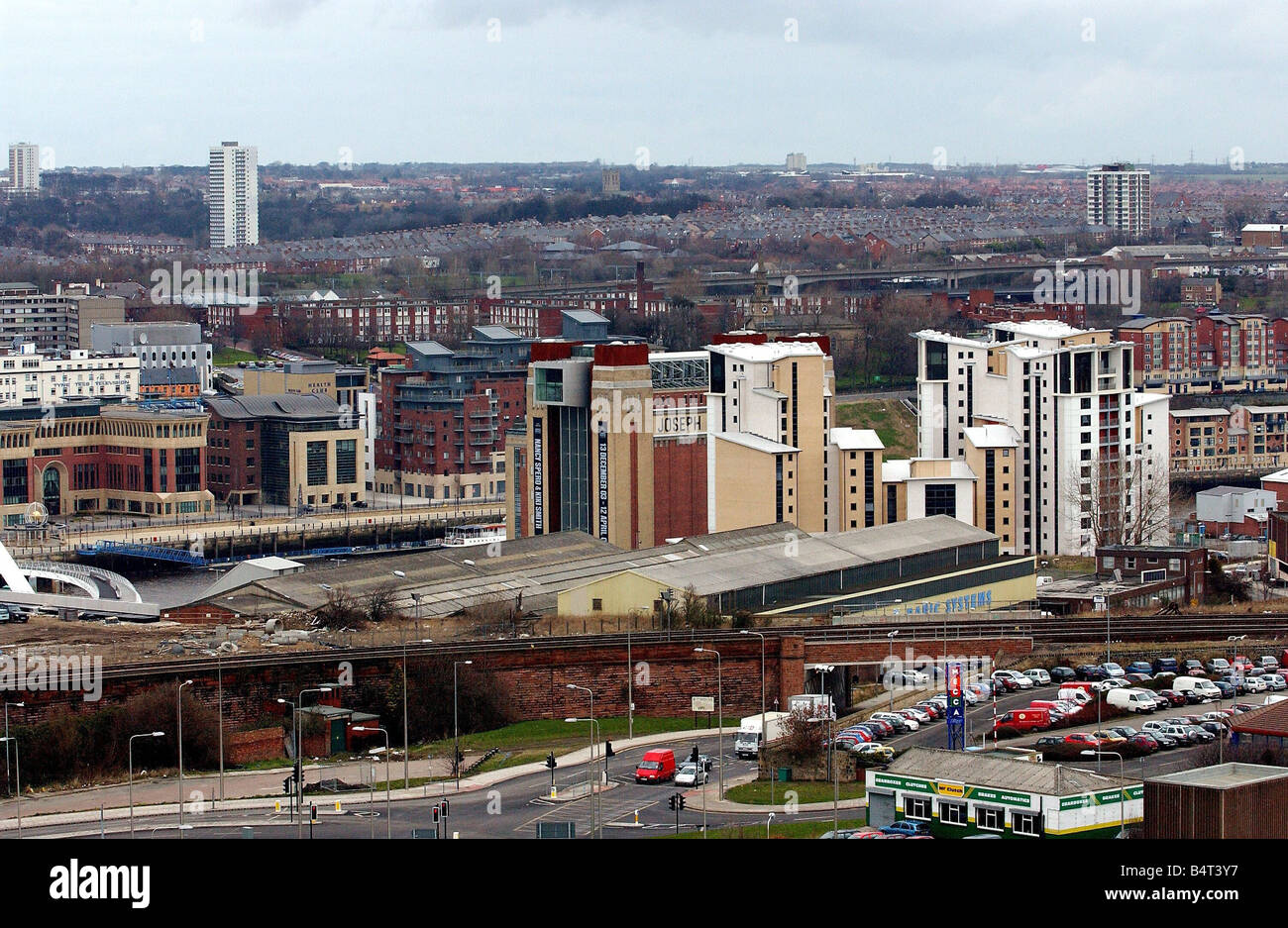 Panoramic views of the Newcastle city centre The Baltic and Gateshead ...