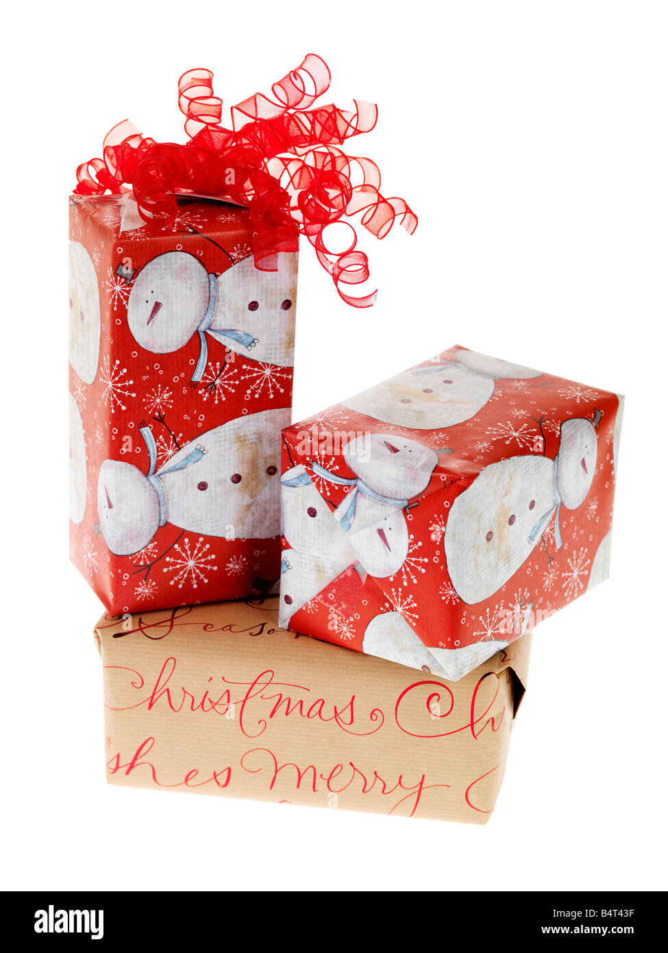 Piles of presents Cut Out Stock Images & Pictures - Alamy