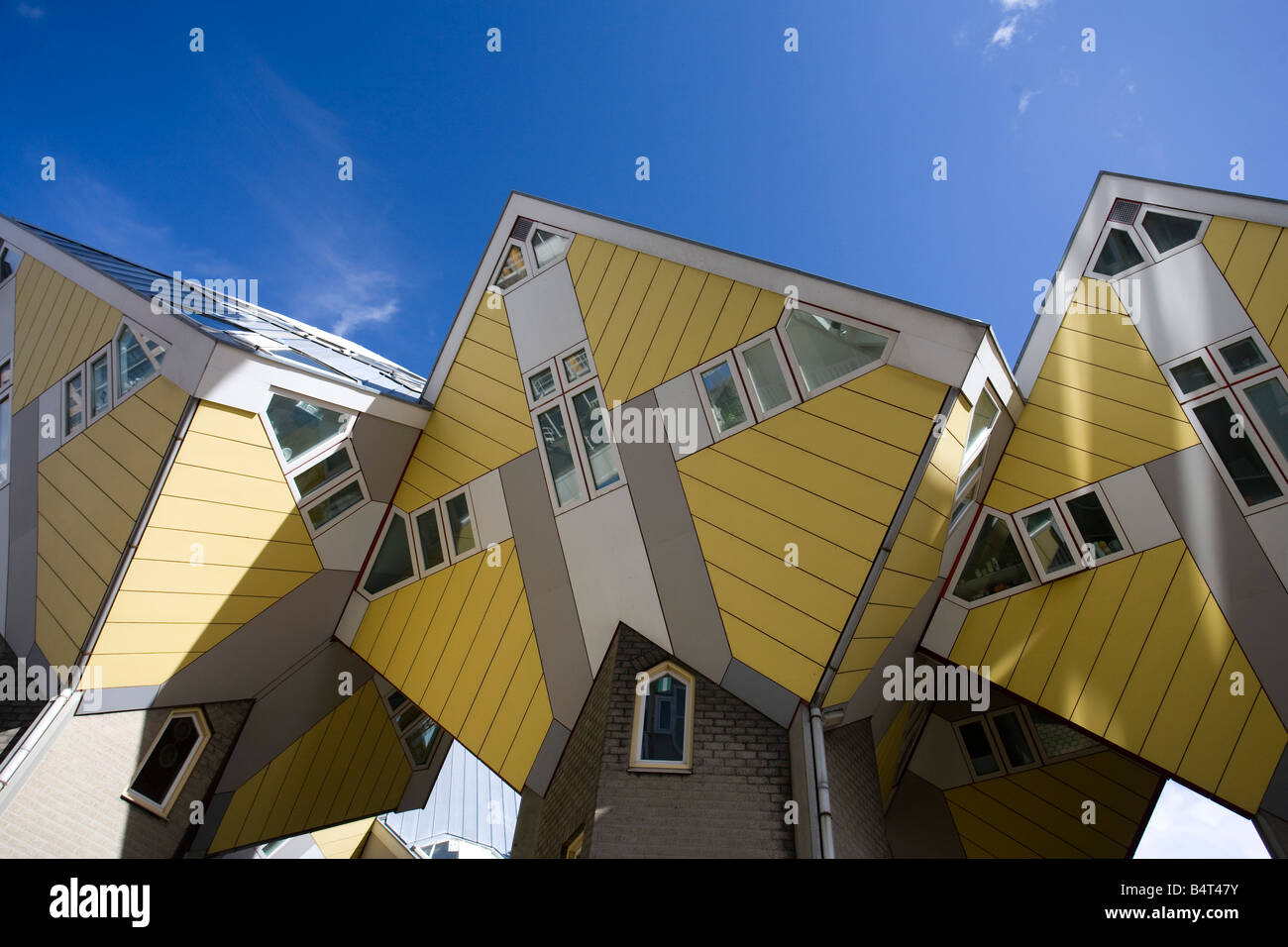 Cubic Houses (Kubuswoning) by Piet Blom, Rotterdam, Holland Stock Photo ...