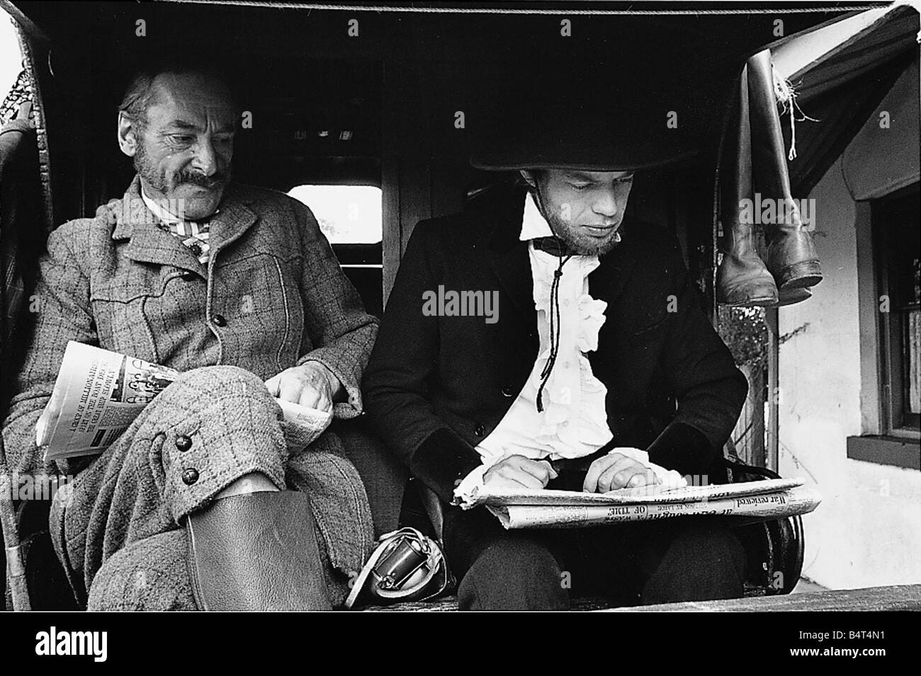 Rolling Stones Mick Jagger as Ned Kelly shares a coach with Australian ...