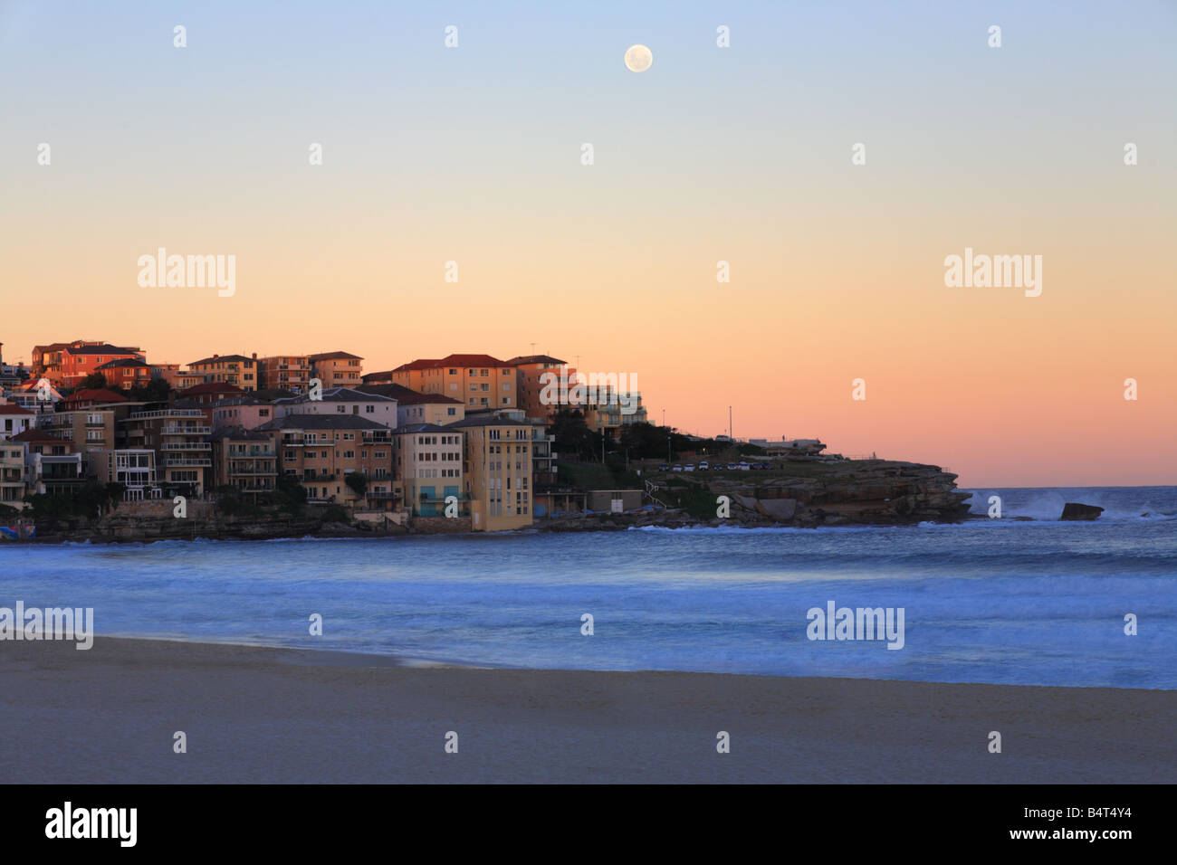 Sunset Bondi Beach Australia Stock Photo - Alamy