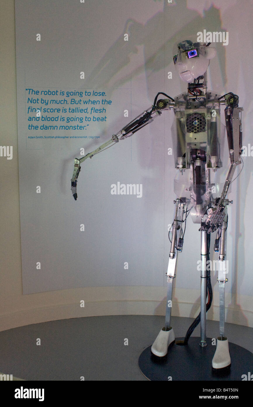 BT robot Futureworld Goonhilly Helston Cornwall UK Stock Photo - Alamy