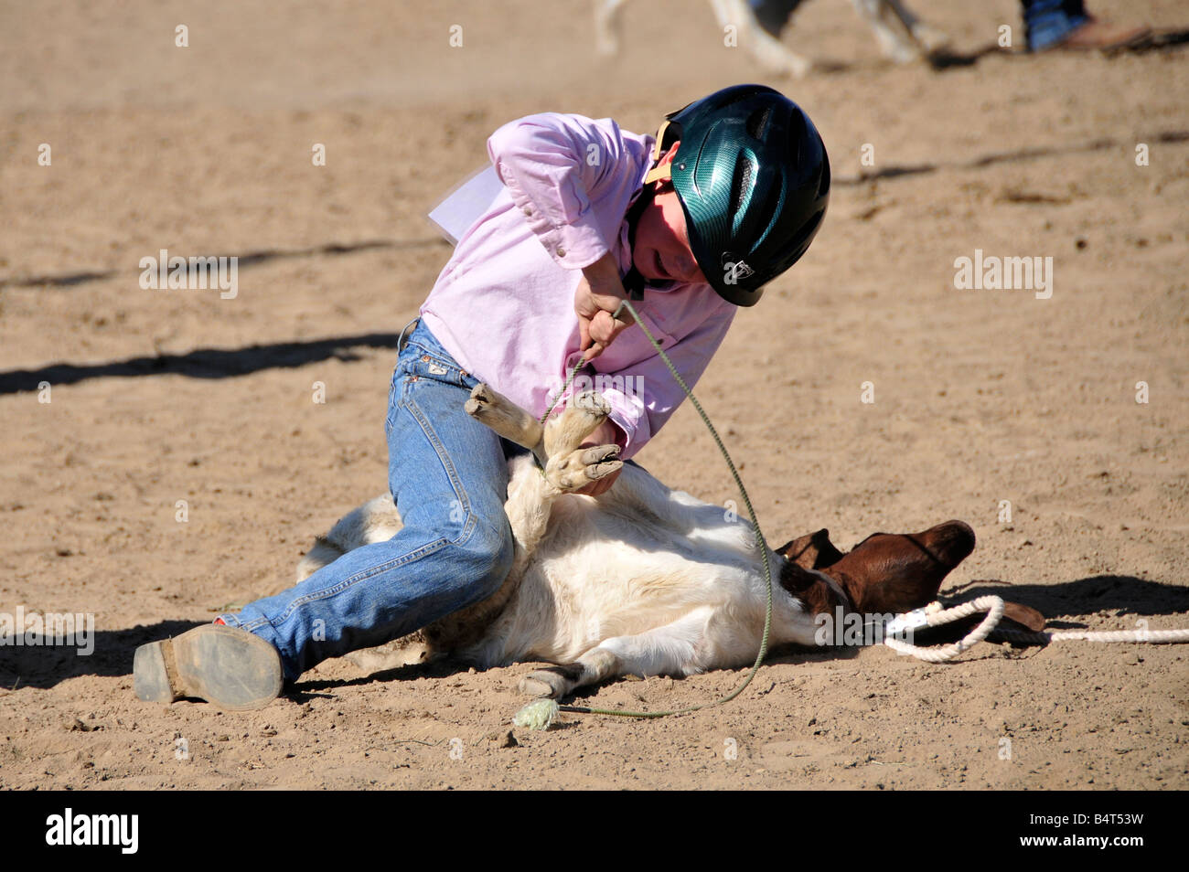 High School Boys and Girls Rodeo Competition Port Huron Michigan Stock ...