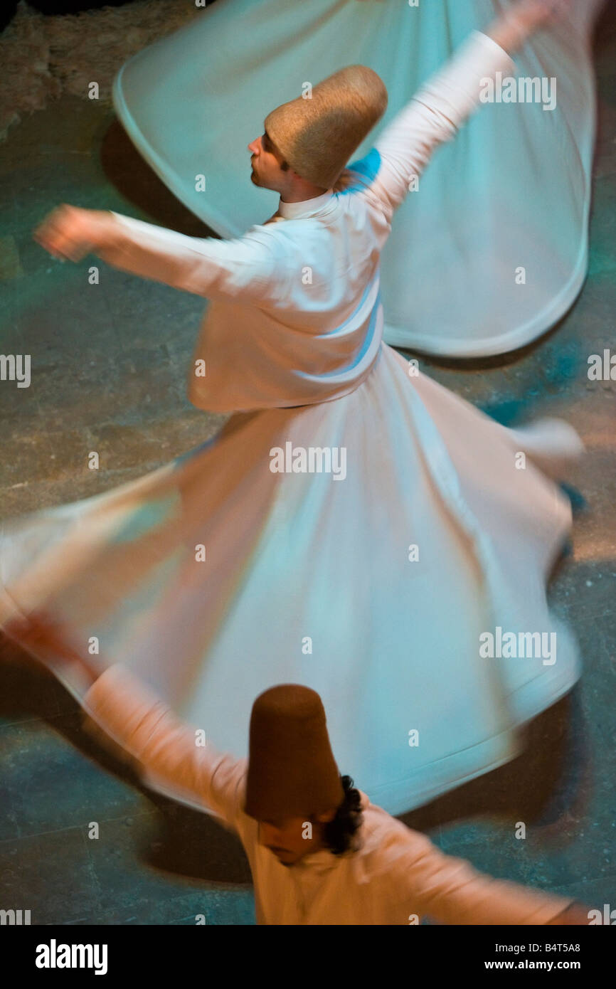 Whirling Dervishes (The Mevlevi), performing the Sema (ceremony ...