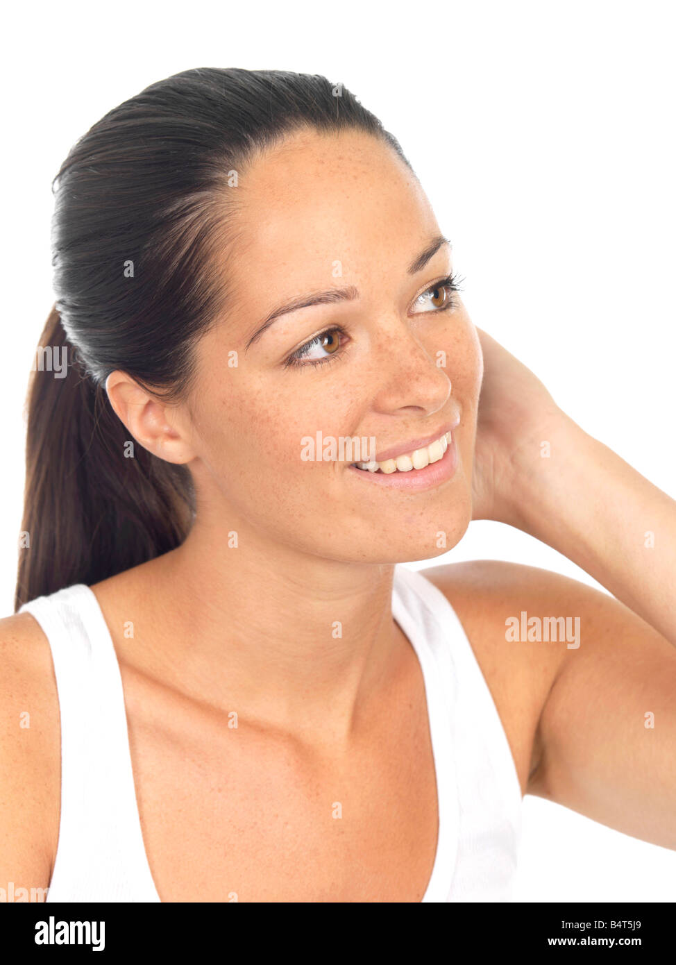 Smiling model released hi-res stock photography and images - Alamy