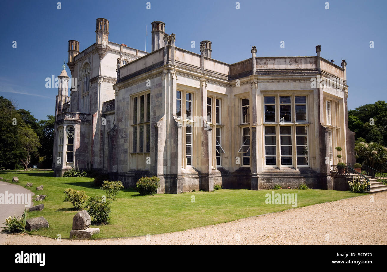 Highcliffe Castle Christchurch England UK Stock Photo - Alamy