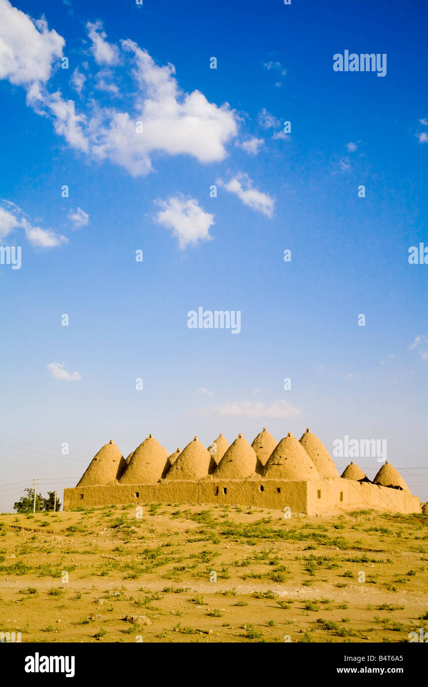 Turkey, Eastern Turkey, Harran, Traditional mud brick Beehive houses ...