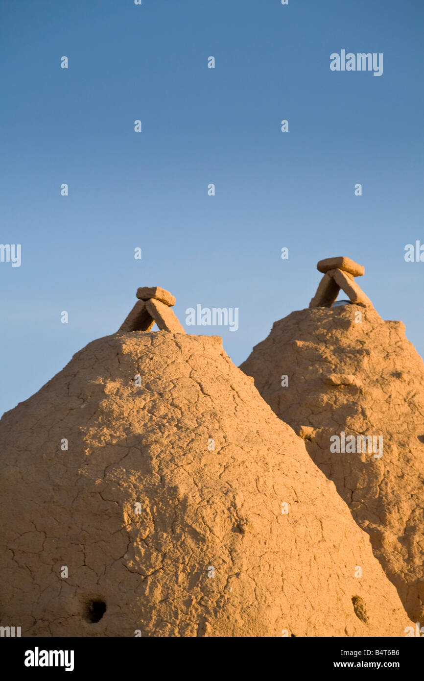 Turkey, Eastern Turkey, Harran, Traditional mud brick Beehive houses ...
