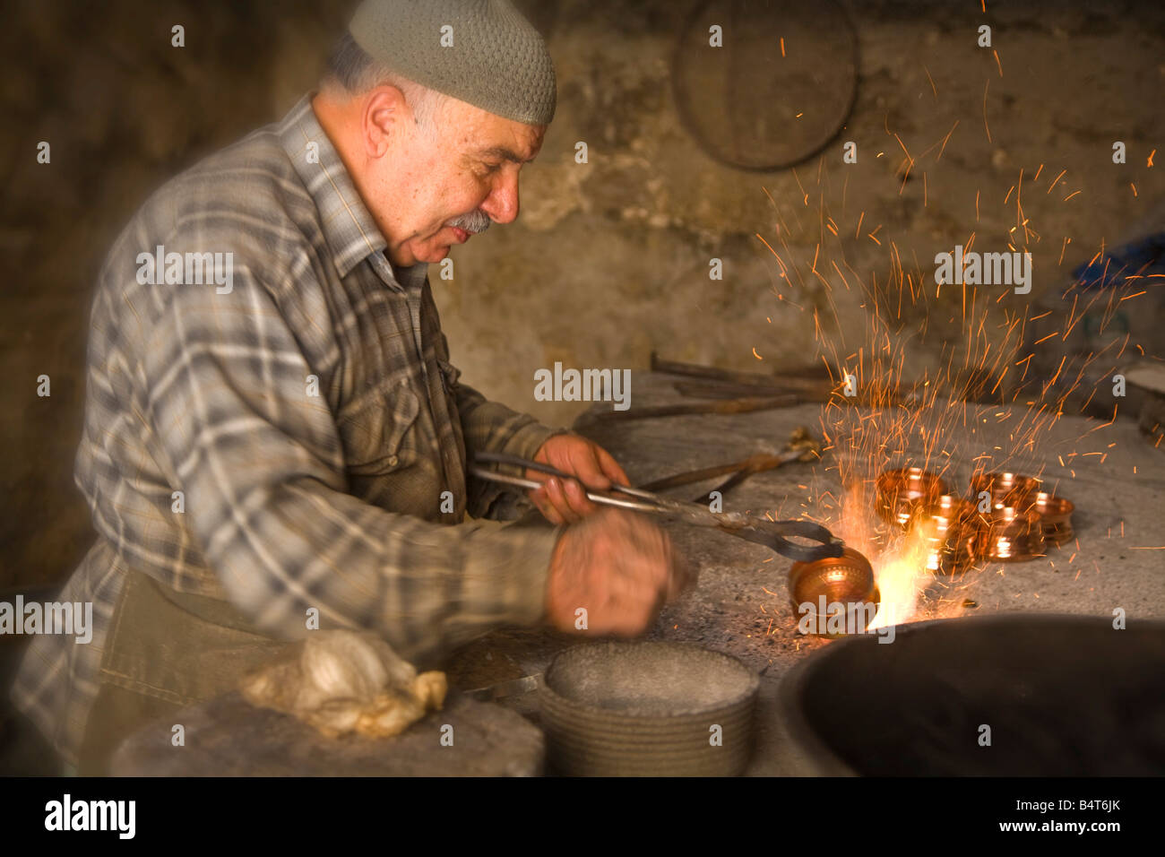 Turkey, Eastern Turkey, Mardin, Bazaar, Blacksmith Stock Photo - Alamy