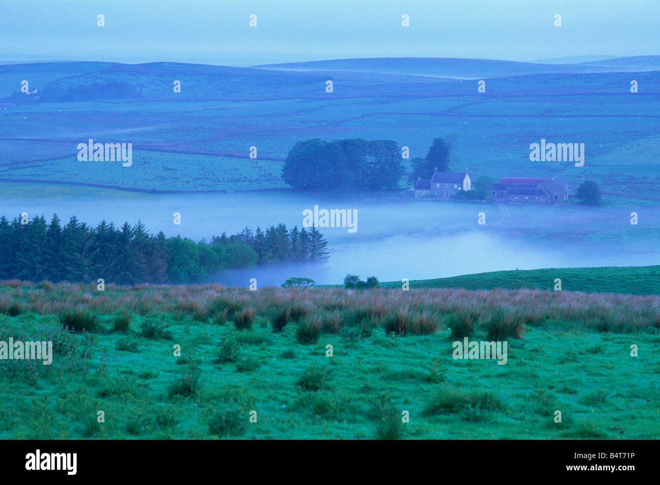 England, Northumbria, Countryside View Stock Photo - Alamy