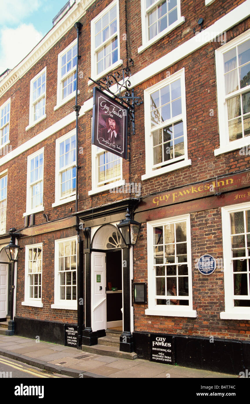England, Yorkshire, York, Guy Fawkes Inn Stock Photo - Alamy