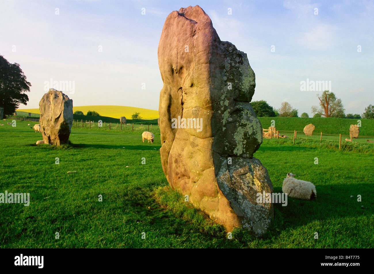 England, Wiltshire, Avebury, Avebury Stone Circle Stock Photo - Alamy
