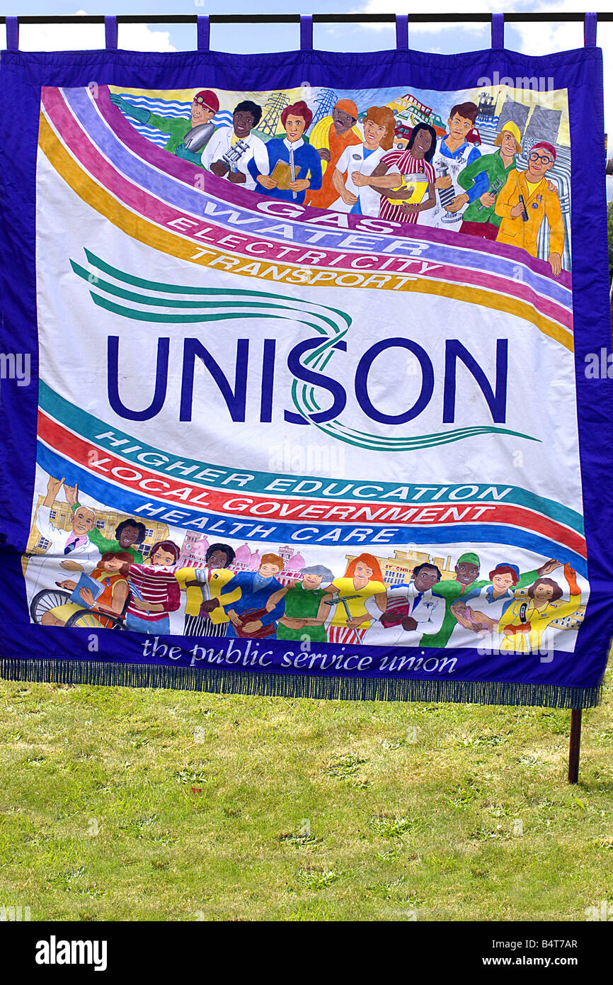 Trade union banner hi-res stock photography and images - Alamy