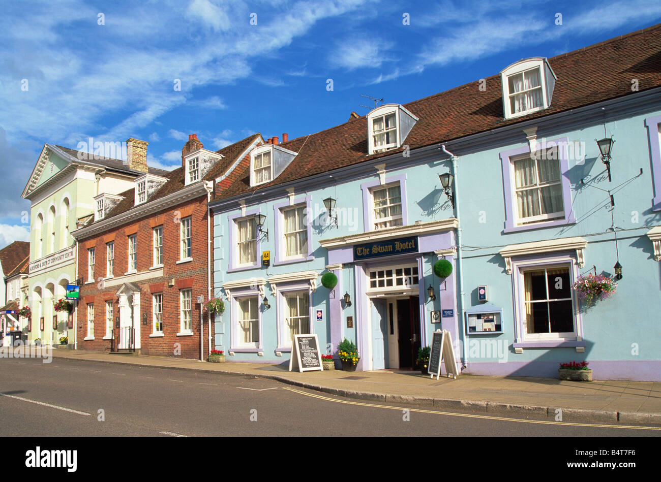 England, Hampshire, Alresford, Georgian Architecture Stock Photo - Alamy