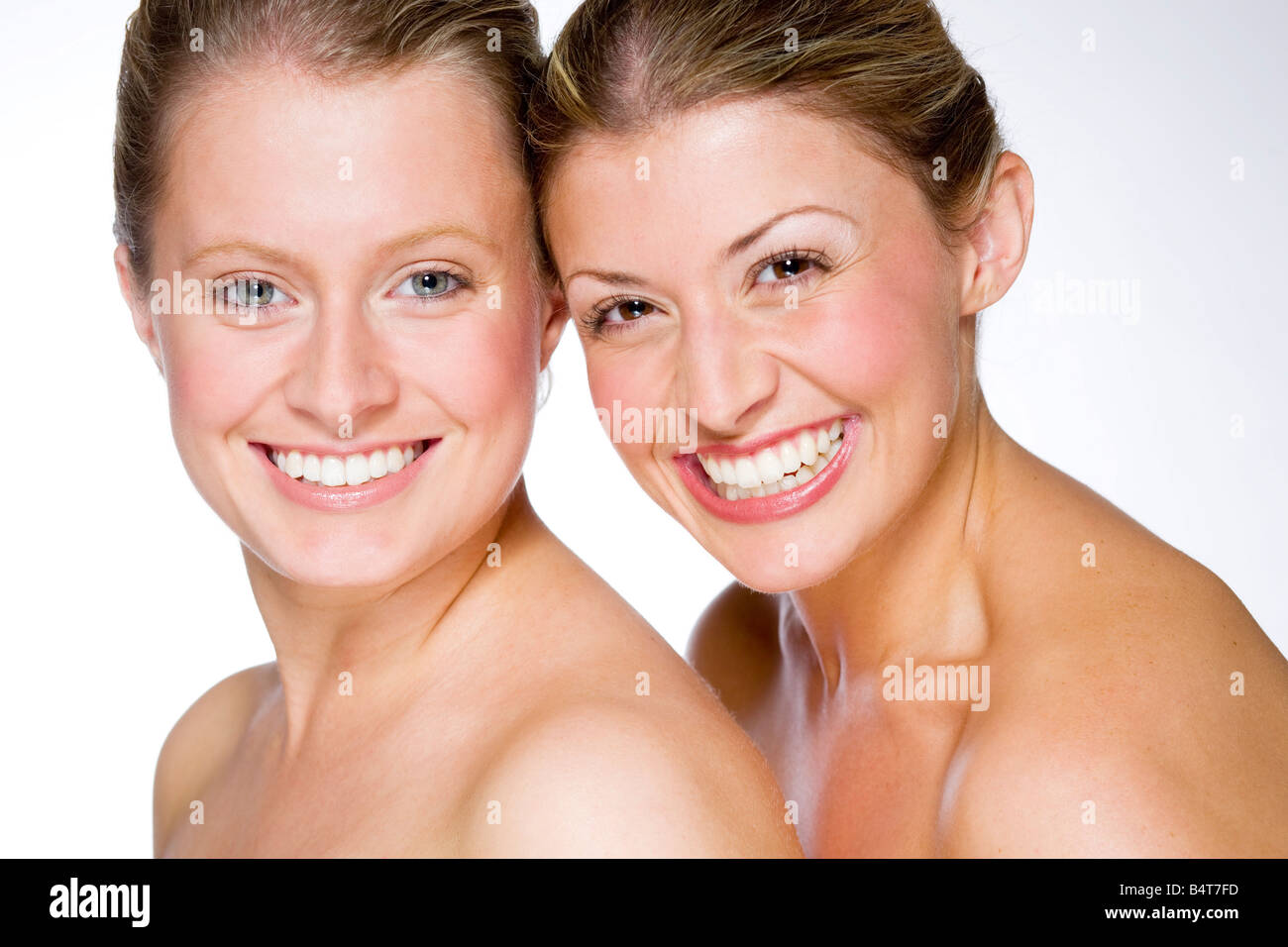 Portrait of Blonde girls smiling Stock Photo - Alamy