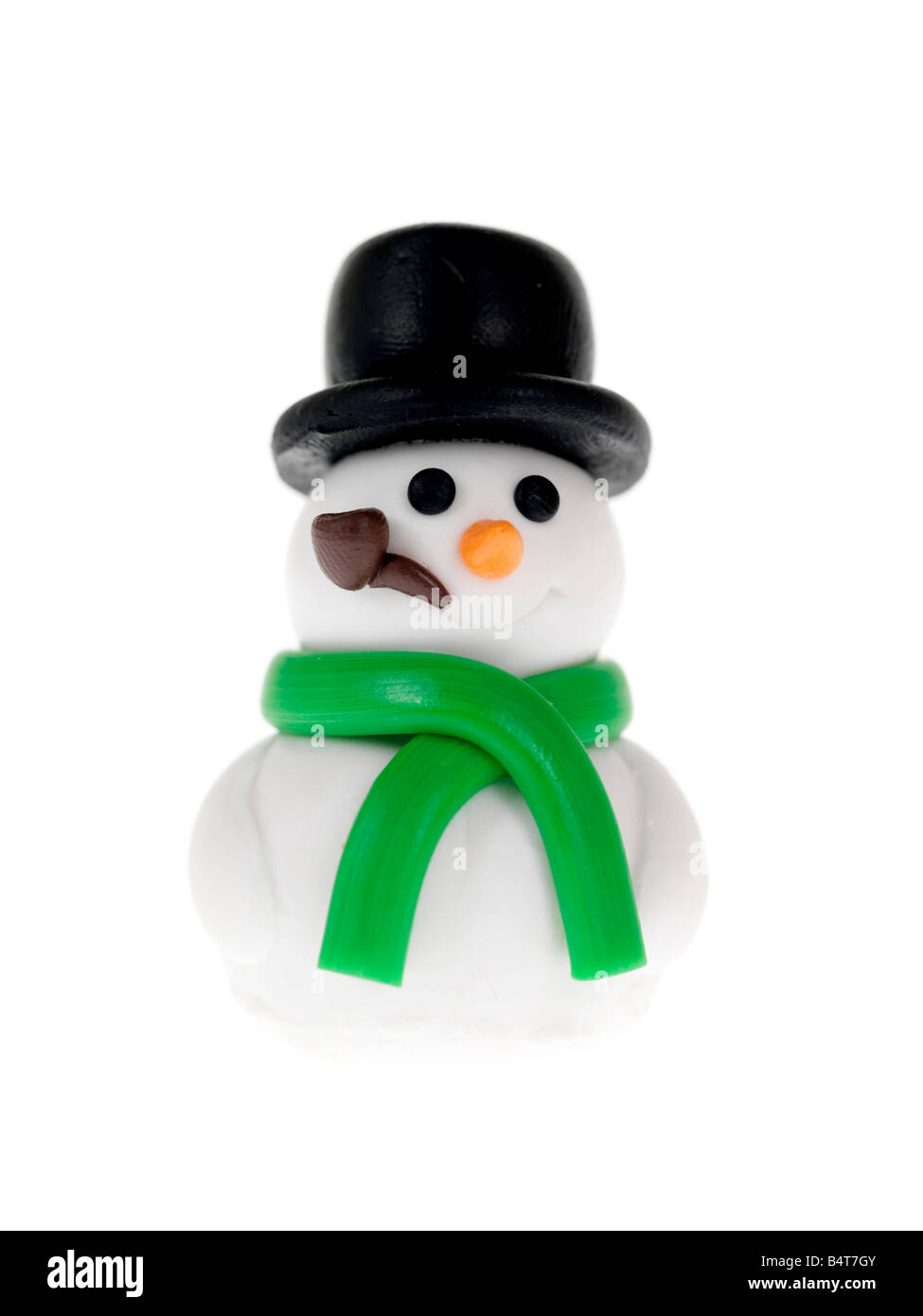 Snowman decoration on christmas Cut Out Stock Images & Pictures - Alamy