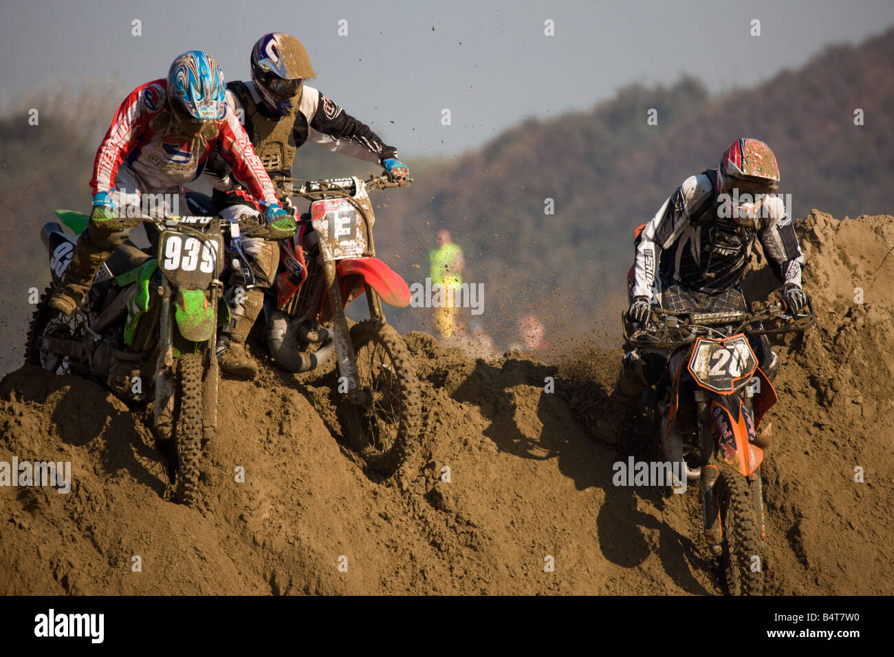 racing over a dune Stock Photo - Alamy