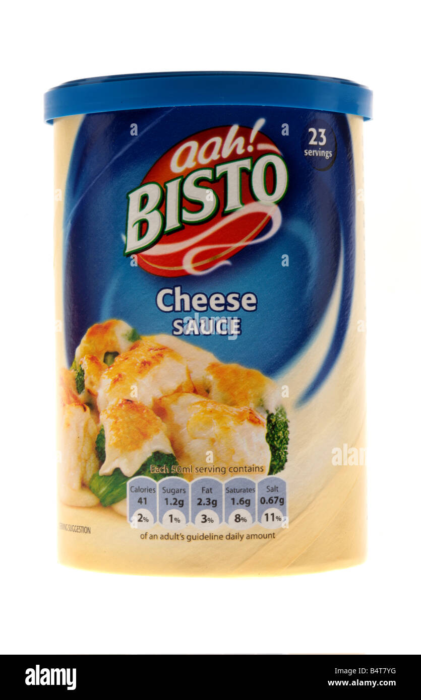 Bisto Cheese Sauce Granules Stock Photo - Alamy