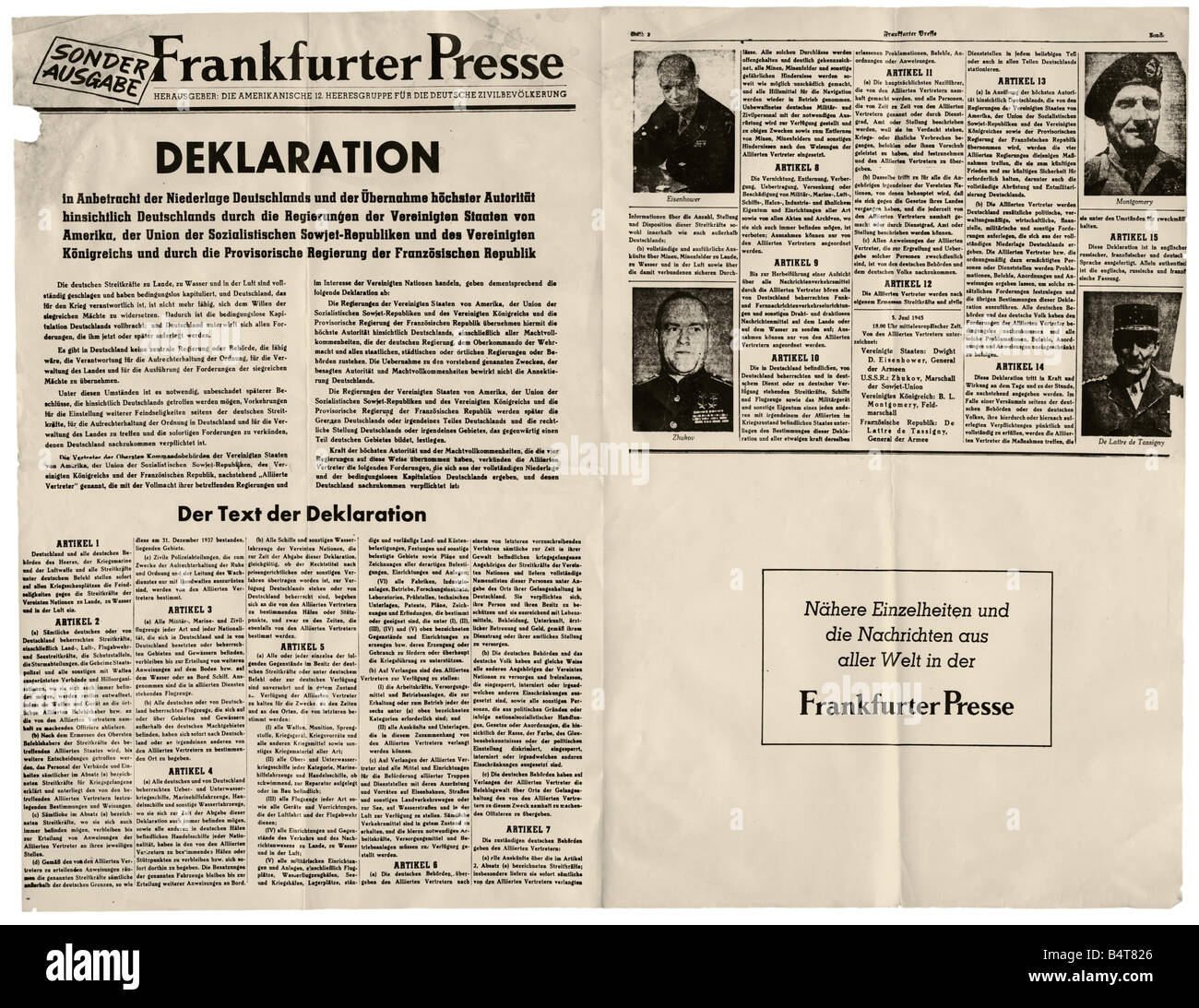 events, Second World War / WWII, Germany, end of war, "Berlin ...