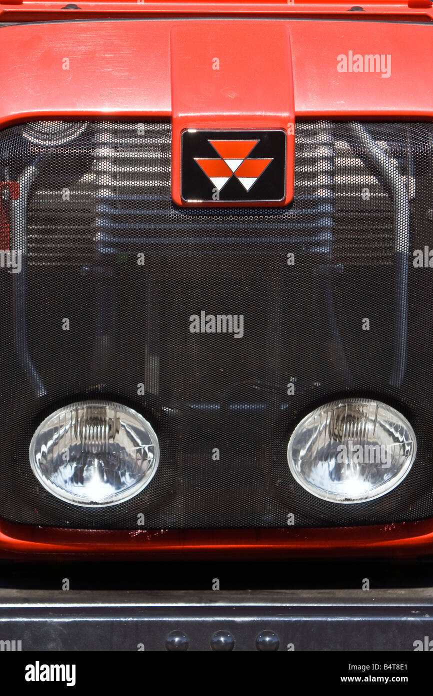 Lights red sign brand front tractor symbol detail hi-res stock ...