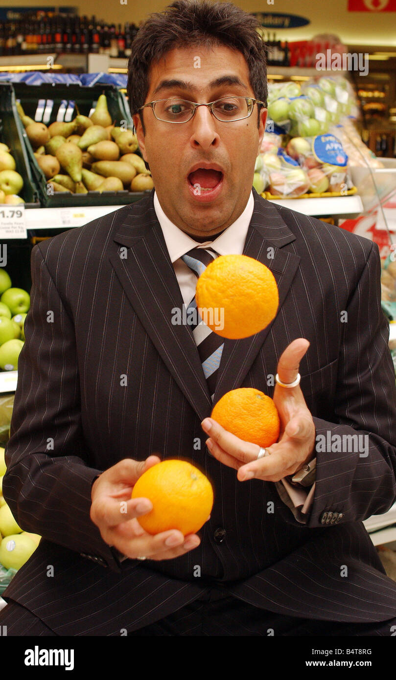 Actor Sanjeev Kohli in the Scotmid store Uddington Kolhli plays the ...