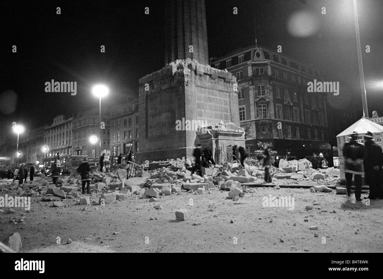 Nelson s Pillar The remains of Nelson s Pillar in O Connell Street ...