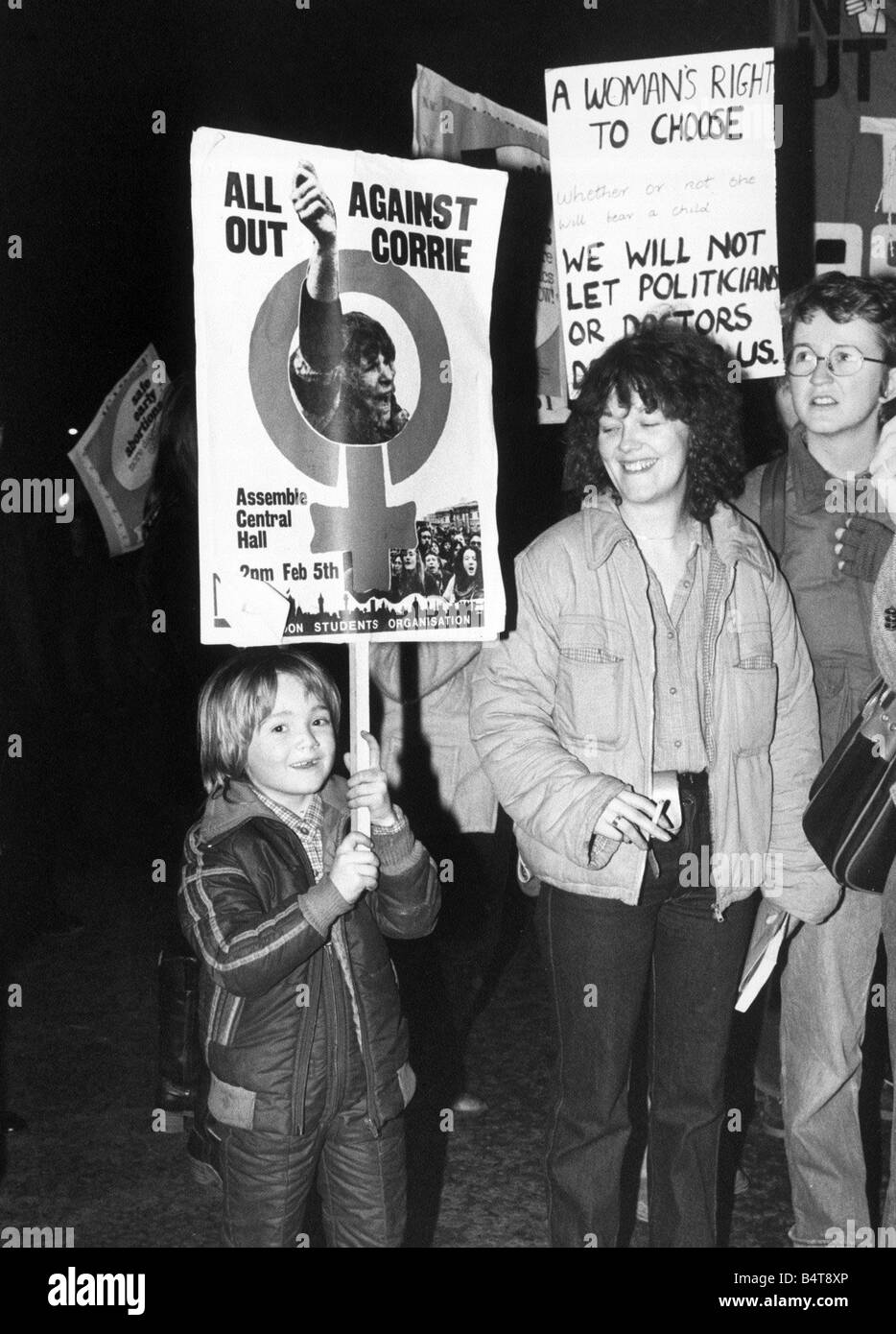 Women protest march 1980s hi-res stock photography and images - Alamy