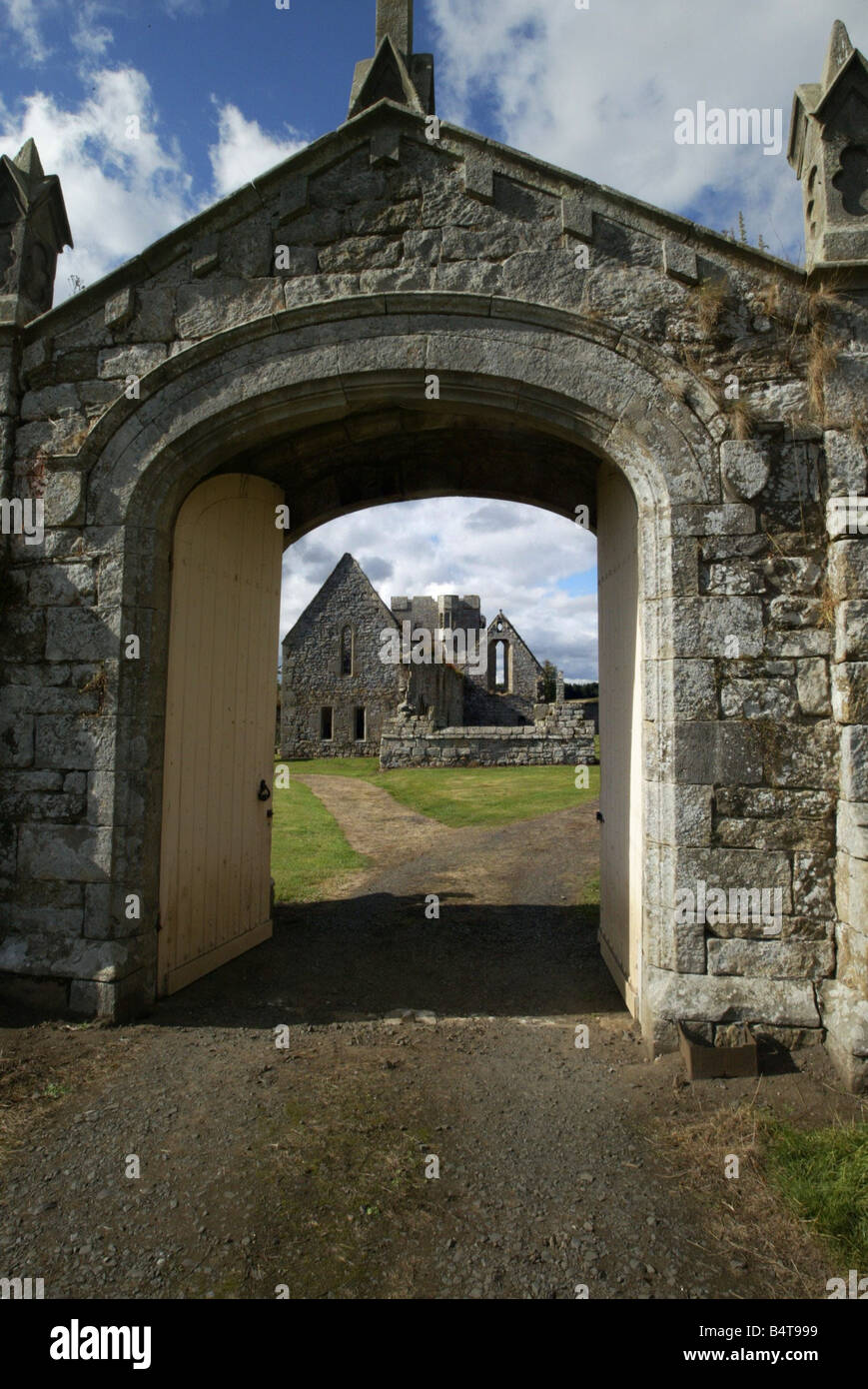 Hulne Priory near Alnwick Castle Stock Photo - Alamy