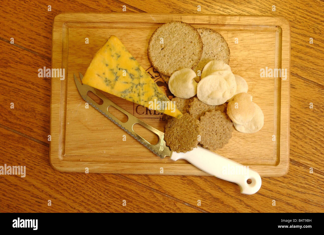 Digestive Cheese board Oatcake Savoury Biscuits Stock Photo - Alamy