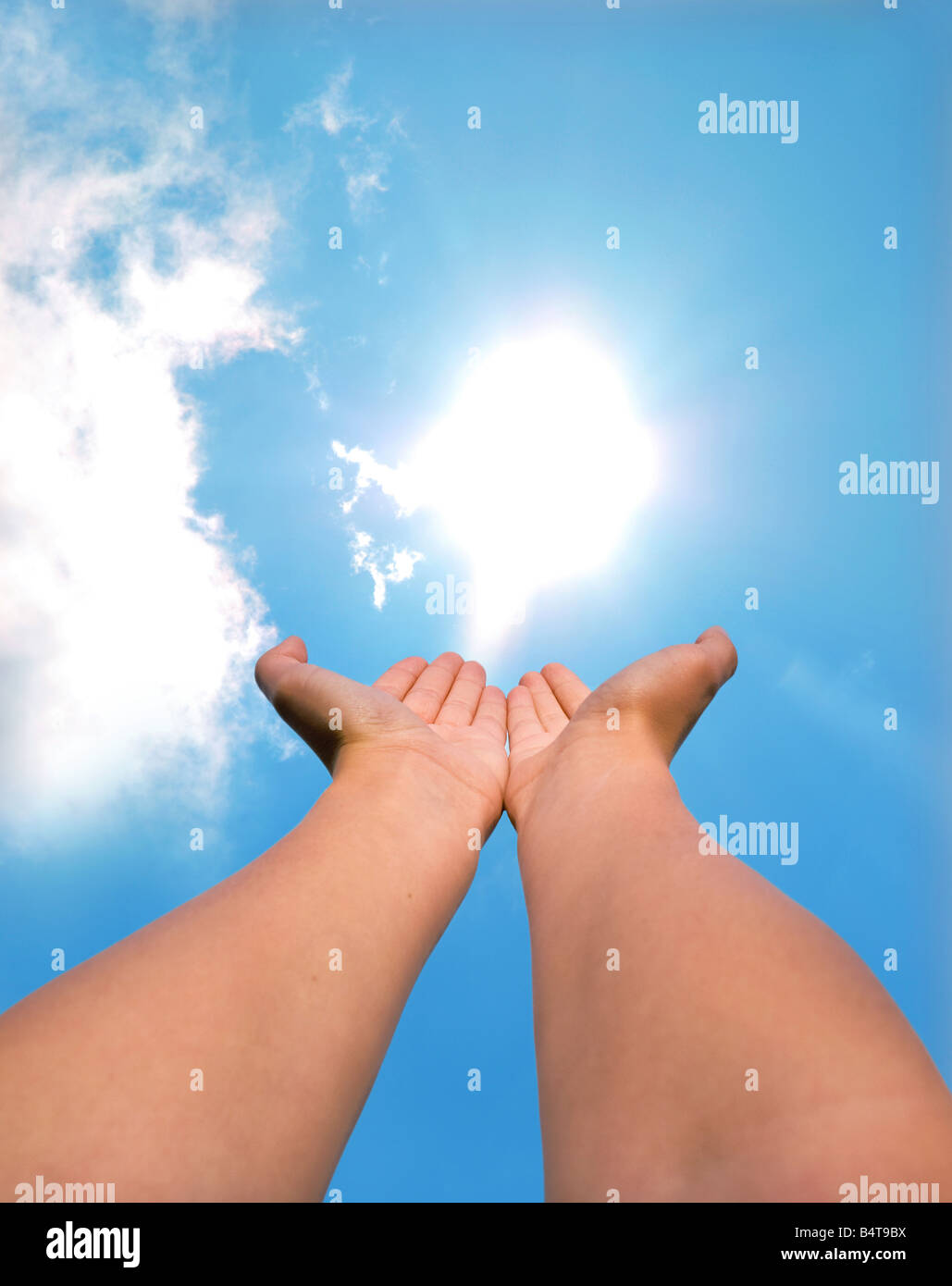 Catching the sun Stock Photo - Alamy