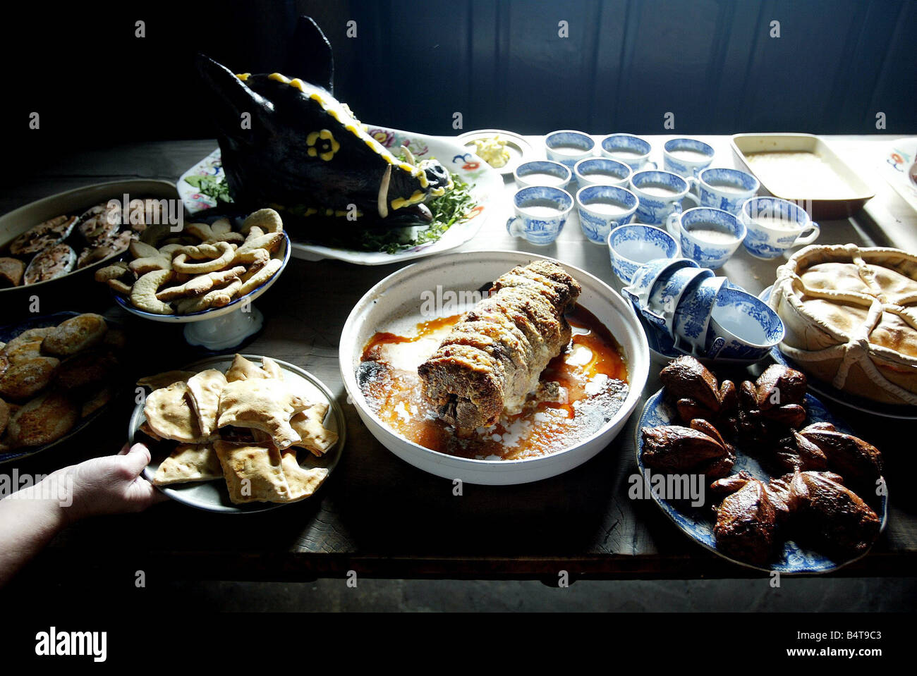 Harvest Home Supper at Beamish Museum s Pockerly Manor where visitors ...