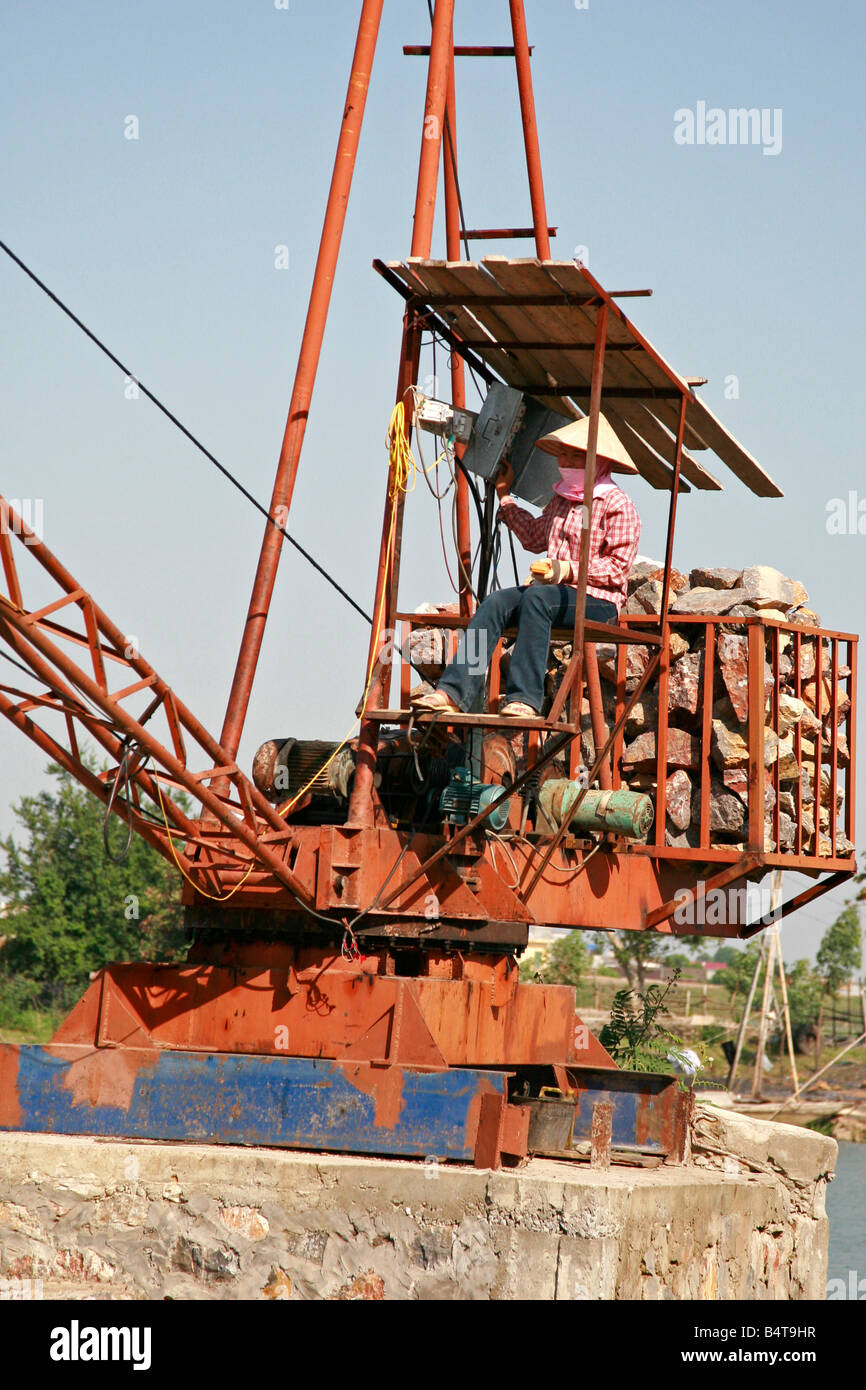 Female crane operator hi-res stock photography and images - Alamy