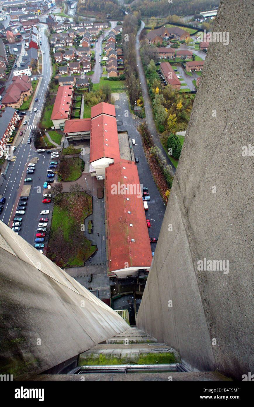 Derwent Tower often referred to as the Dunston Rocket View from top ...