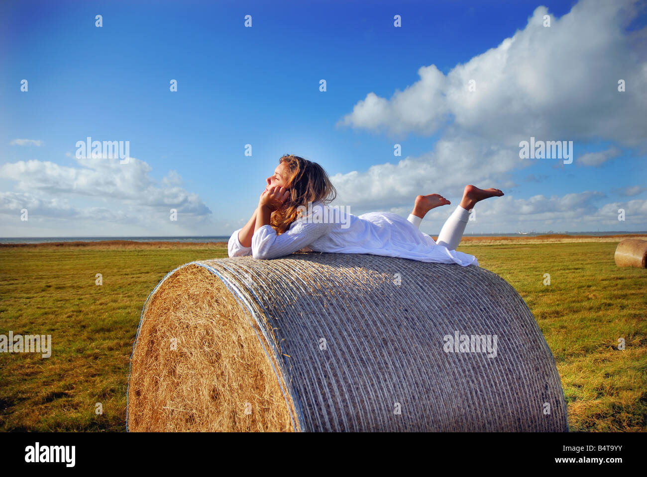 Straw roll hi-res stock photography and images - Alamy