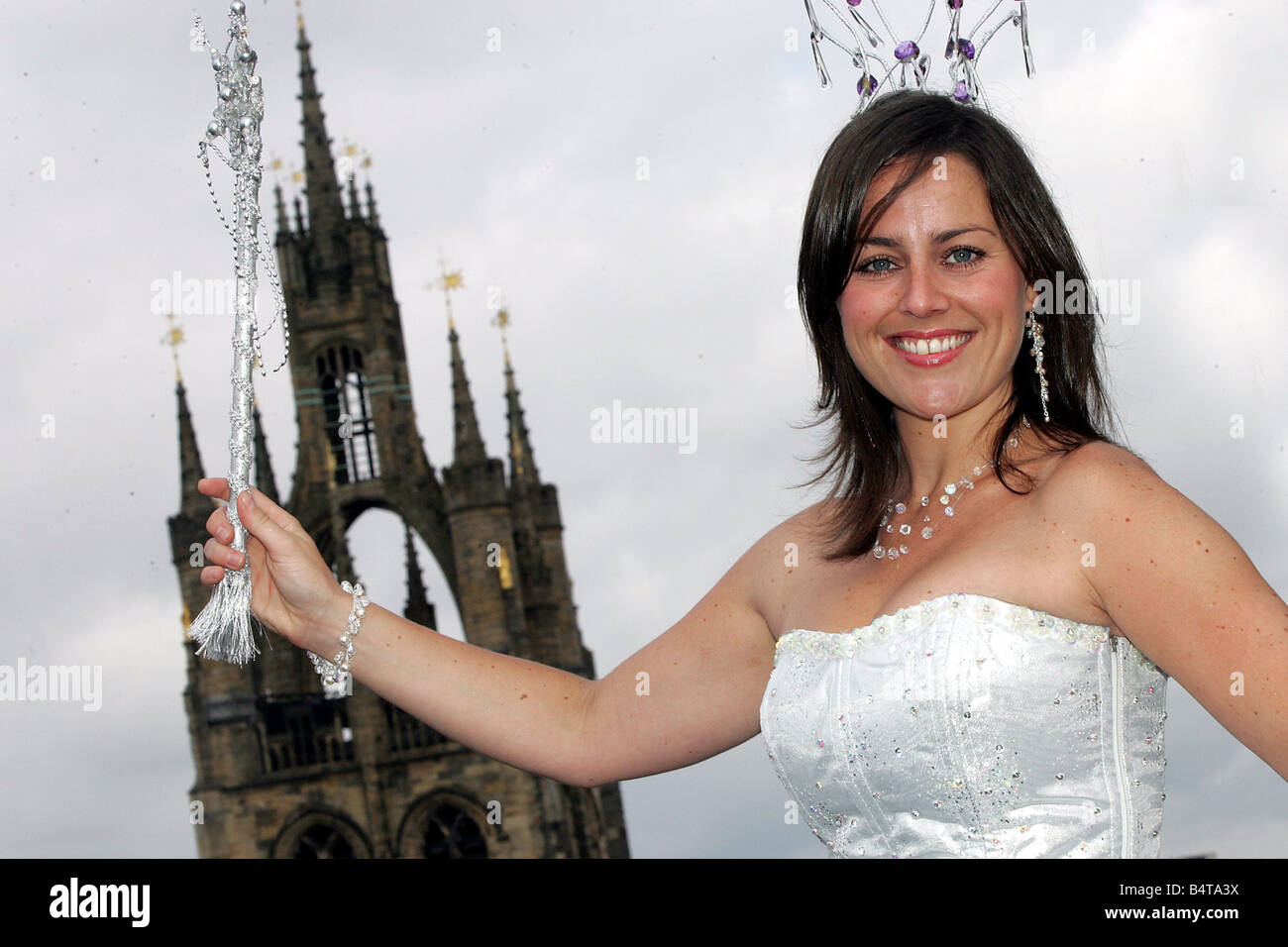 Fairy godmother Jill Halfpenny at the Castle Keep in Newcastle ...