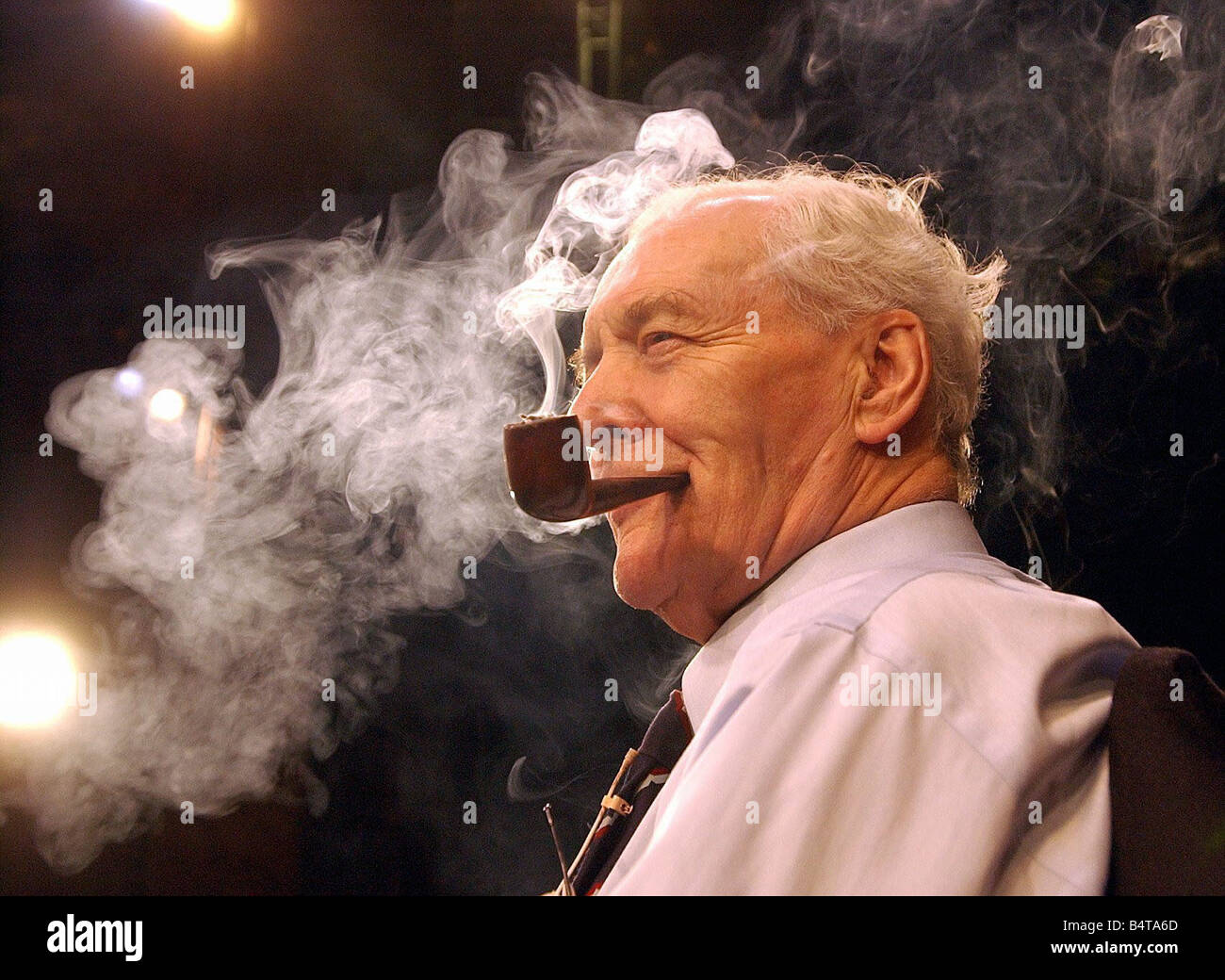 Tony Benn who was speaking at the Theatre Royal Newcastle Stock Photo ...