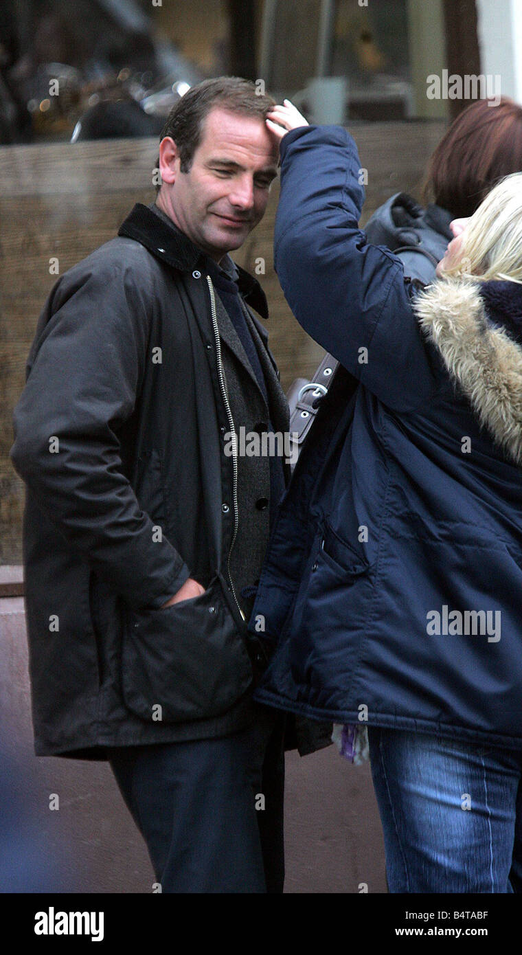 Robson Green on the first day of filming of the TV series Wire in the ...