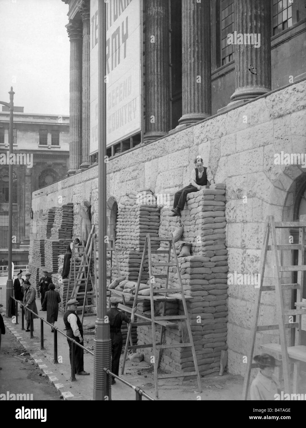 World war sandbags hi-res stock photography and images - Alamy