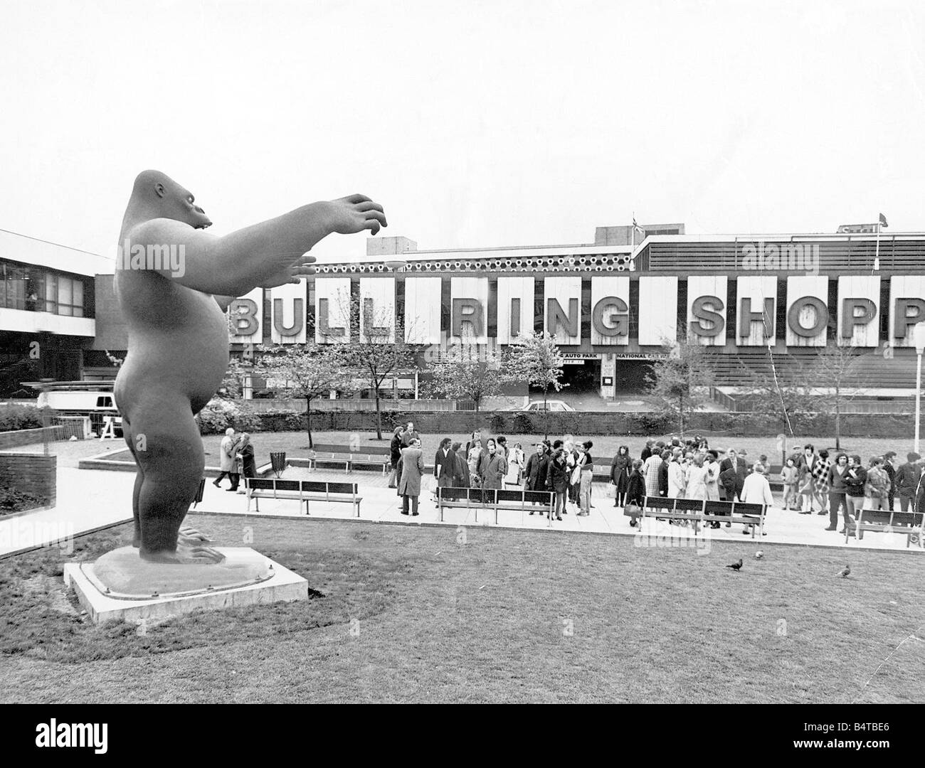 The 20ft King Kong Statue in Birmingham City Centre Stock Photo - Alamy