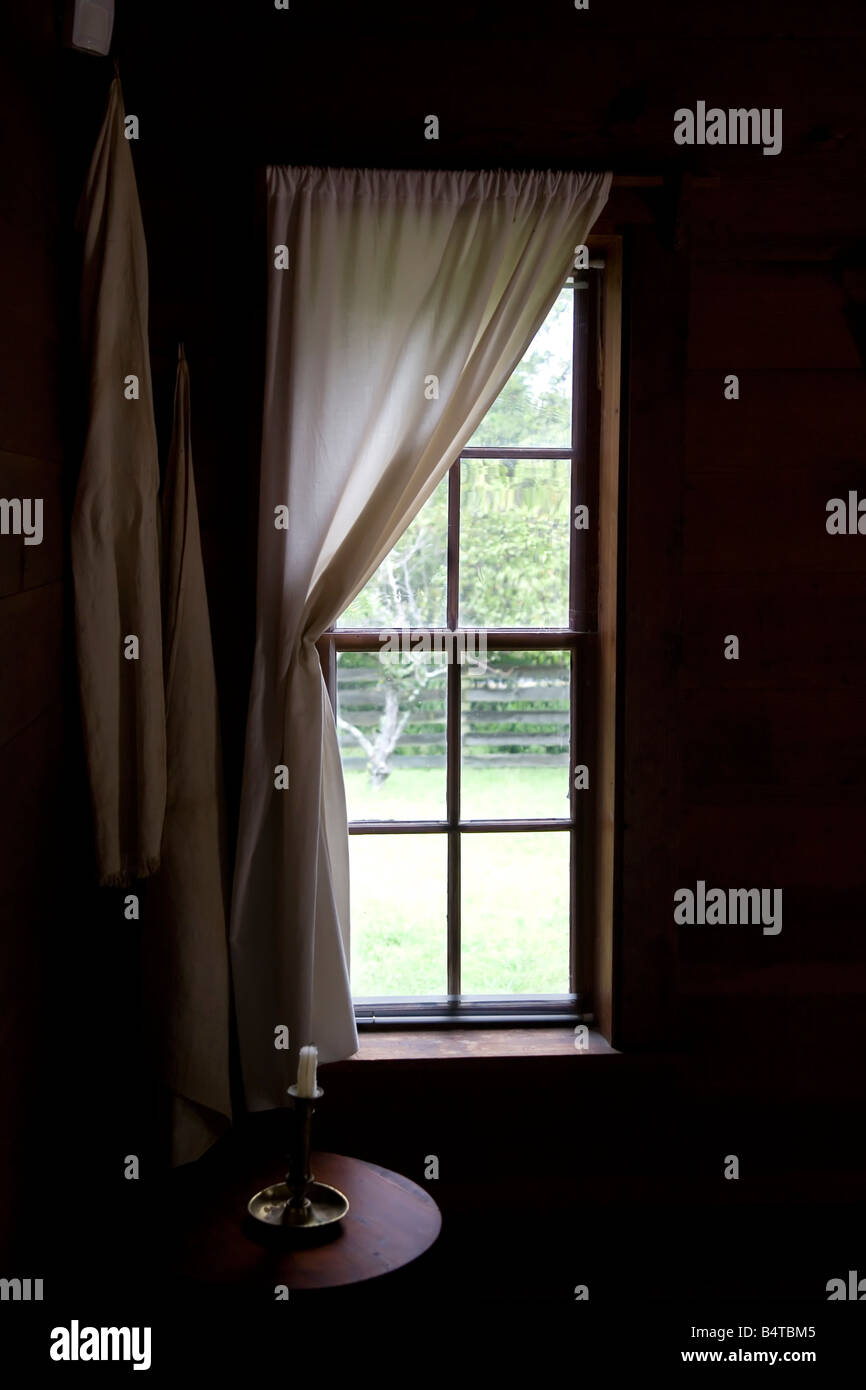Photograph of a window in a colonial home Stock Photo - Alamy