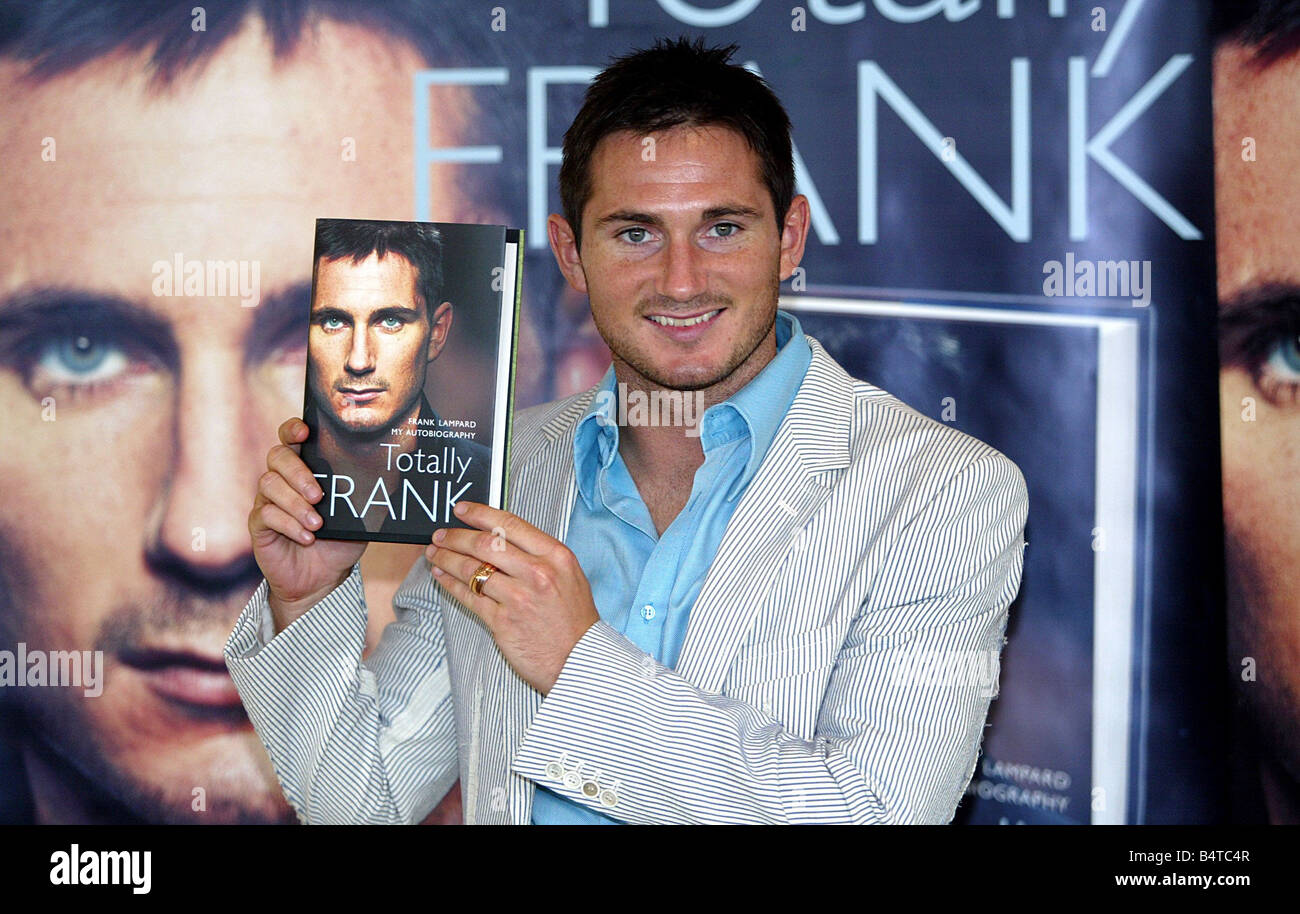 Frank Lampard pictured for the launch of his book today NB this was the ...