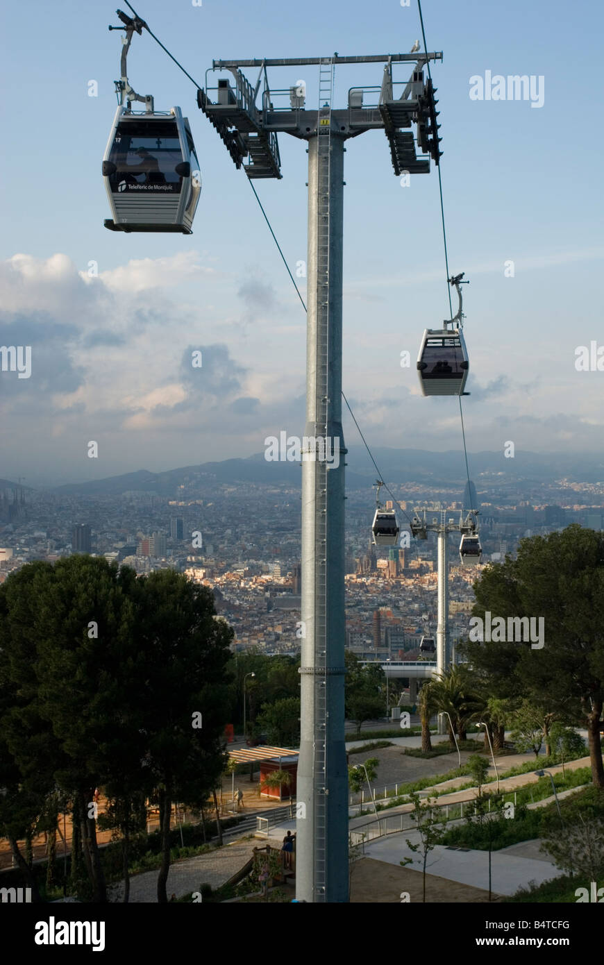 Cable car barcelona hi-res stock photography and images - Alamy