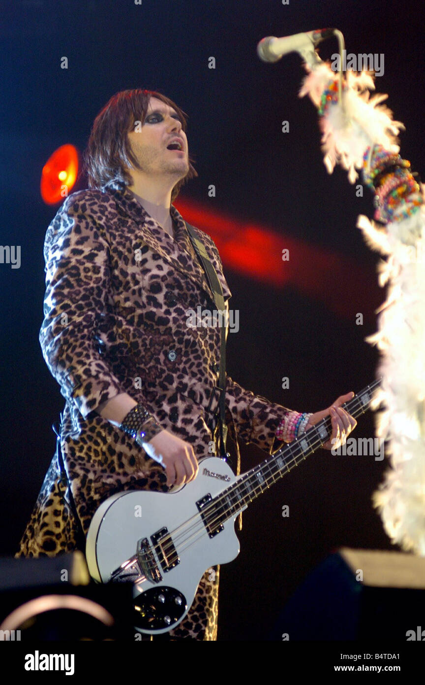 Nicky Wire bassist with the Manic Street Preachers pictured during the ...