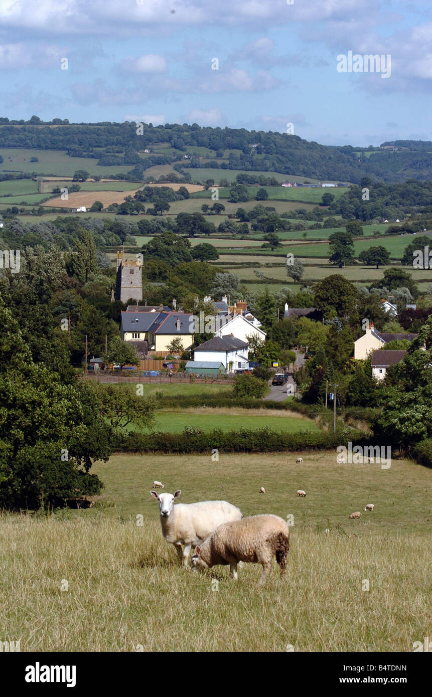 The Raglan Arms in the small village of Llandenny near Usk 2nd August ...